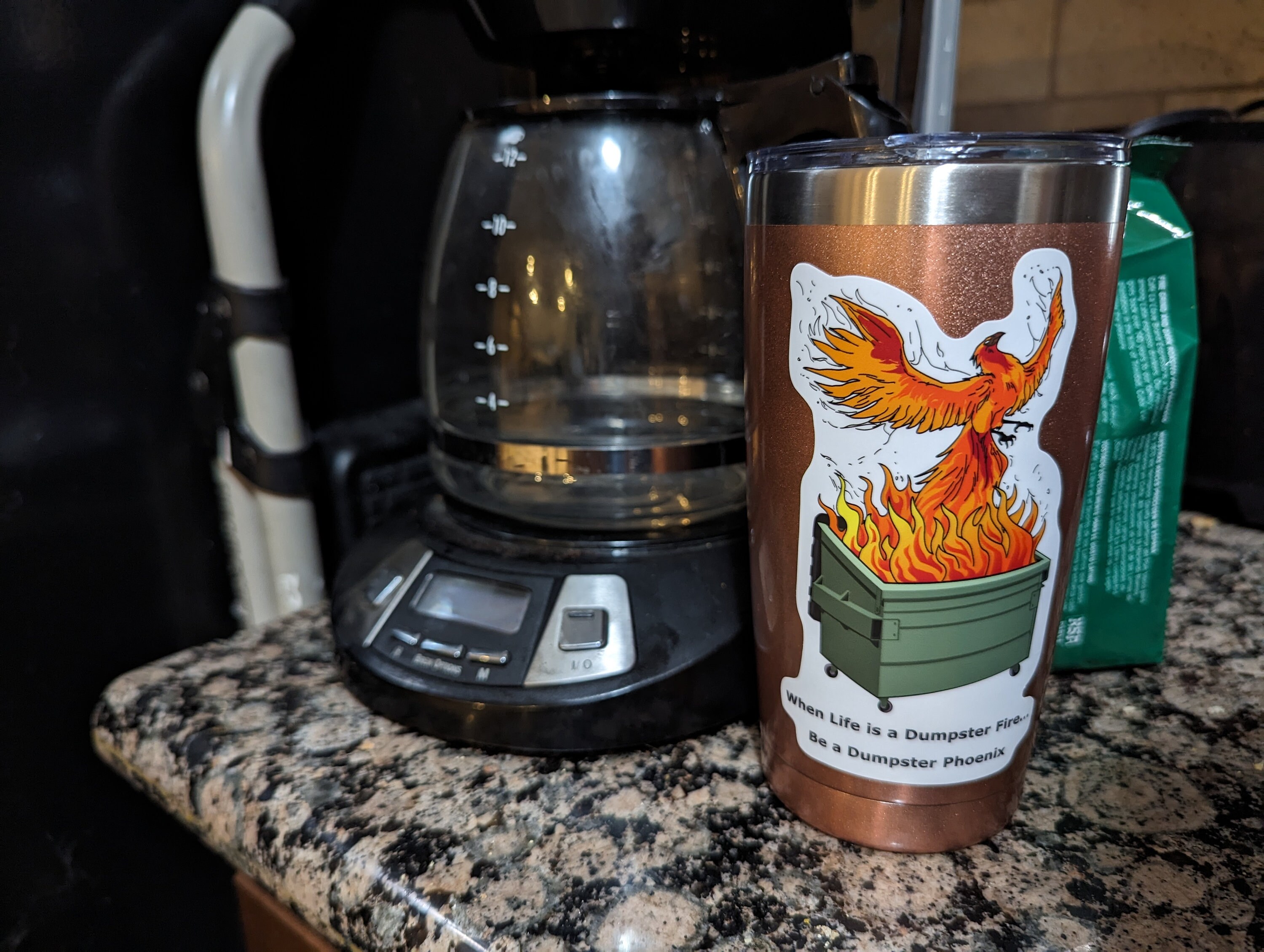 Dumpster Phoenix Sticker - Etsy