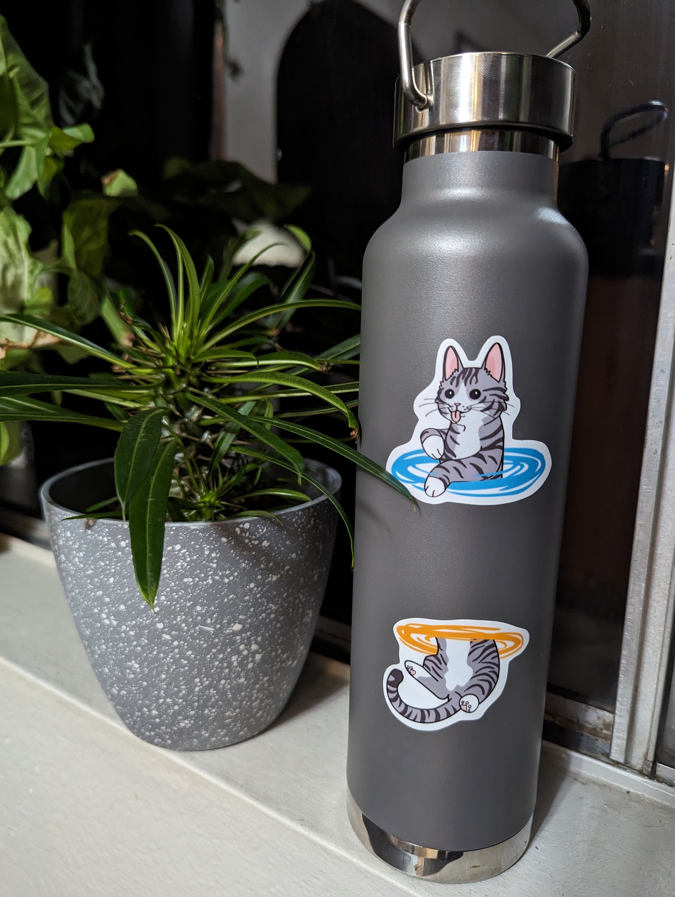 Portal Cat Stickers - Etsy