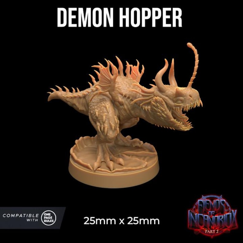 Hoppers - Demon Hopper - Etsy