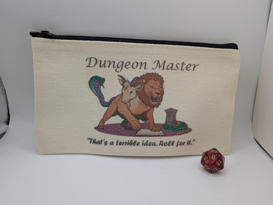 Dnd - Dungeon Master Dice Bag - Etsy
