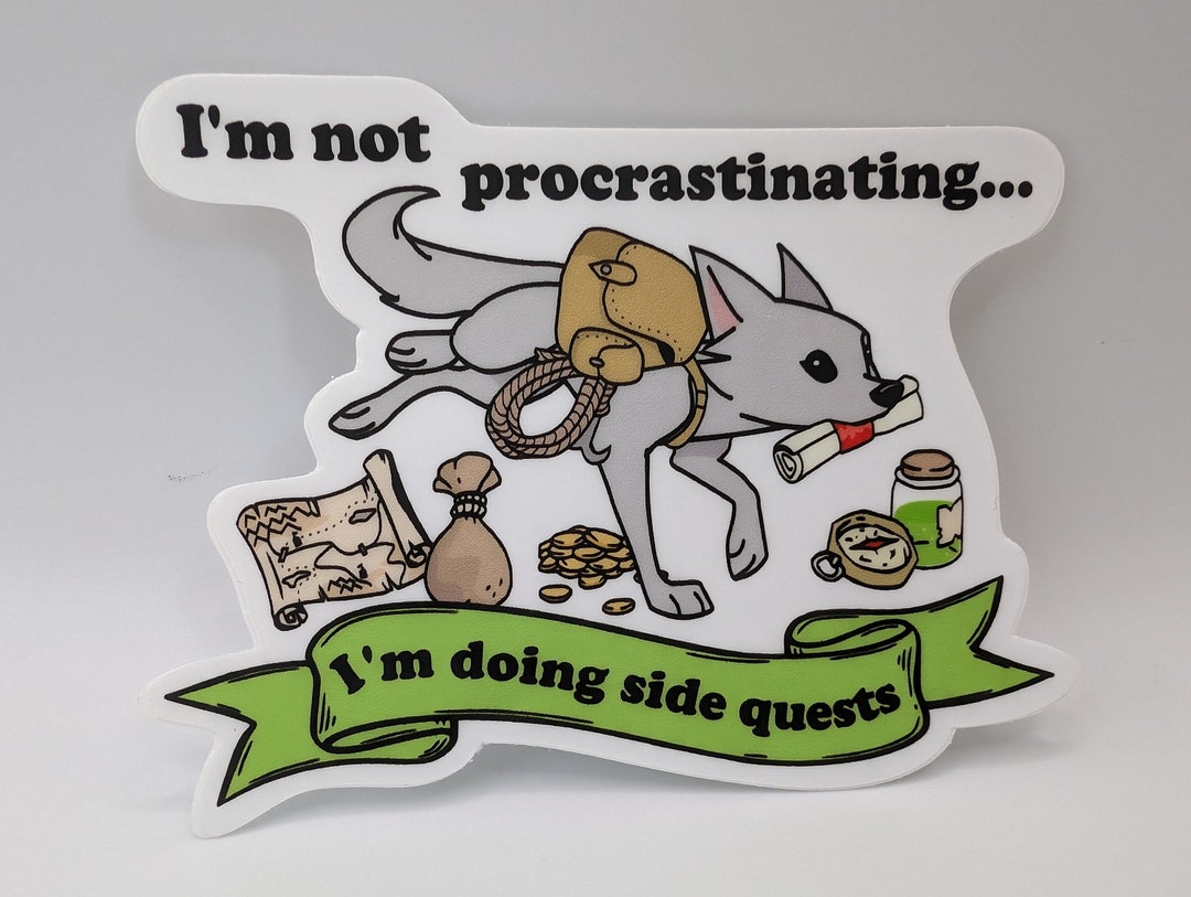 Side Quest Sticker - Etsy