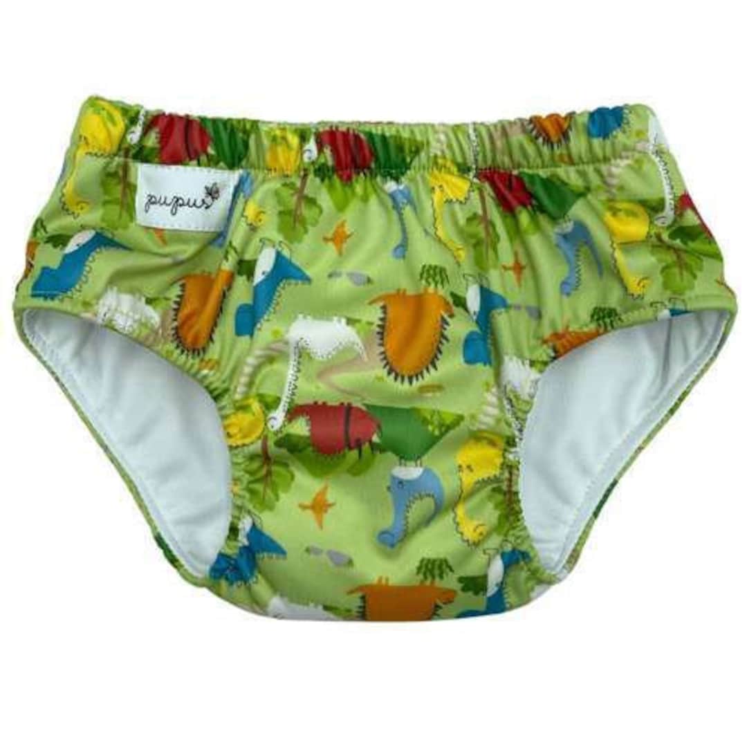 Swim Baby Diaper, Swim Trunks 'dinosaurs' - Etsy