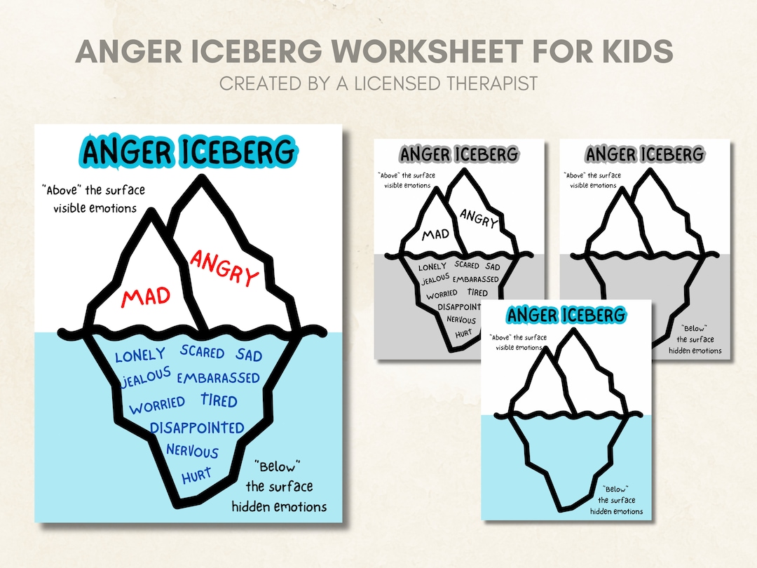 Kids Therapist Worksheet Kids Therapy Resource Anger Management ...