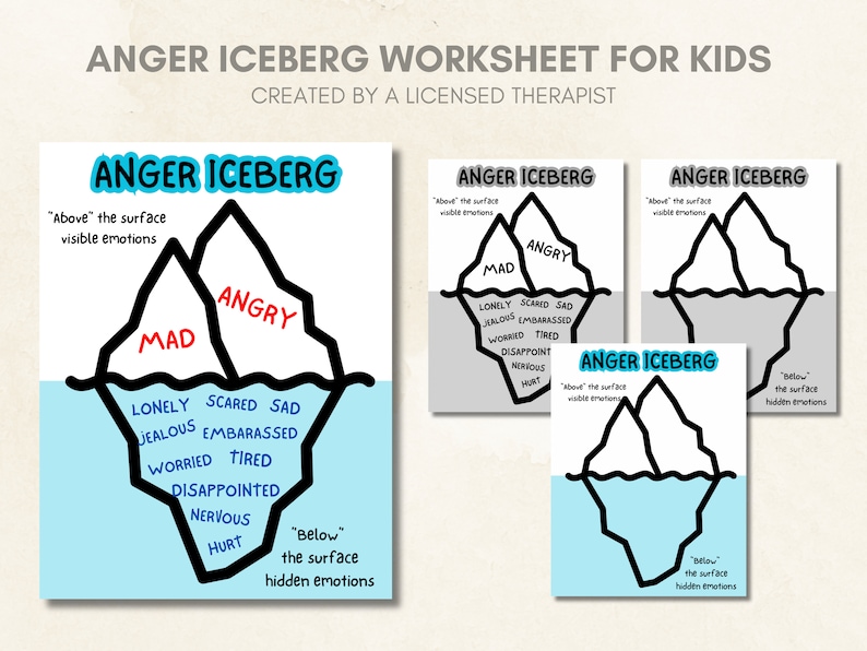 Kids Therapist Worksheet Kids Therapy Resource Anger Management ...