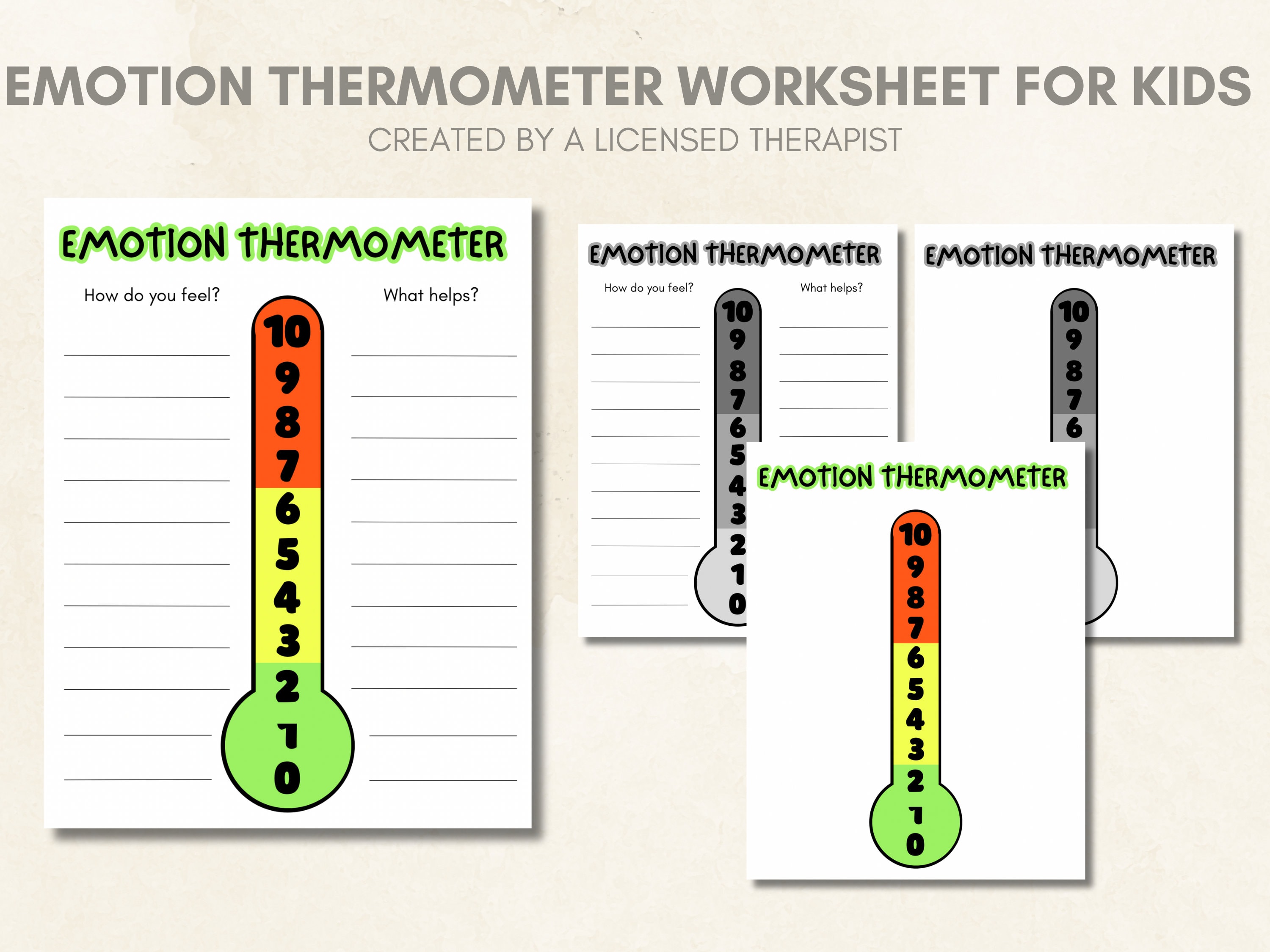 Kids Therapy Worksheet Emotion Worksheet Kids Coping Skills Worksheet ...