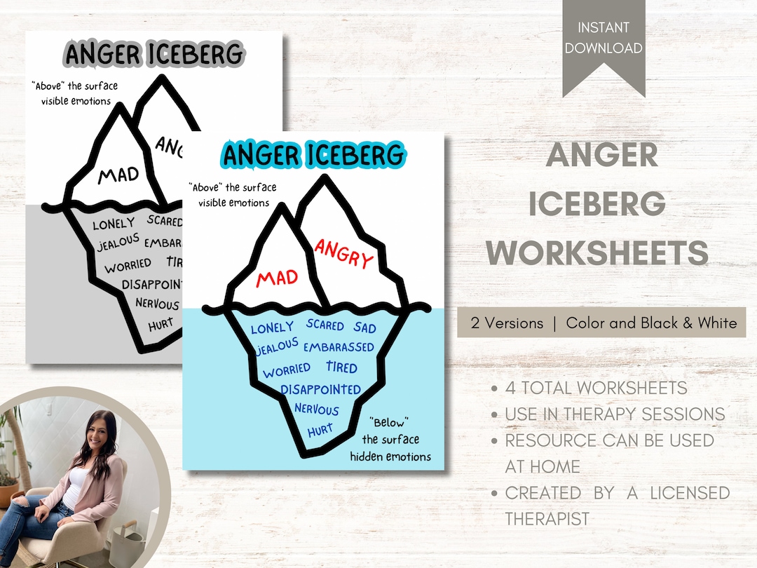 Kids Therapy Worksheet Anger Worksheet Kids Coping Skills Worksheet ...