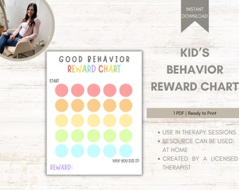 Kid Behavior Reward Chart Child Behavior Chart for Kids Reward Chart ...