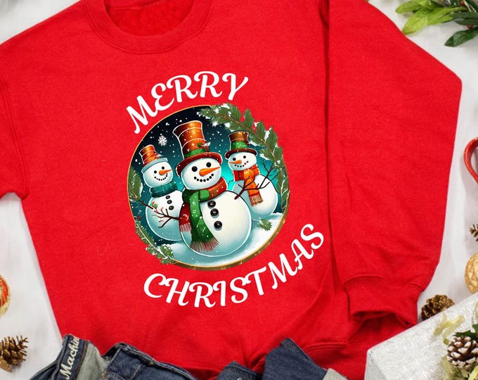 Snowman T-shirt, Christmas Snowman Shirt, Funny Christmas Tee Shirt ...