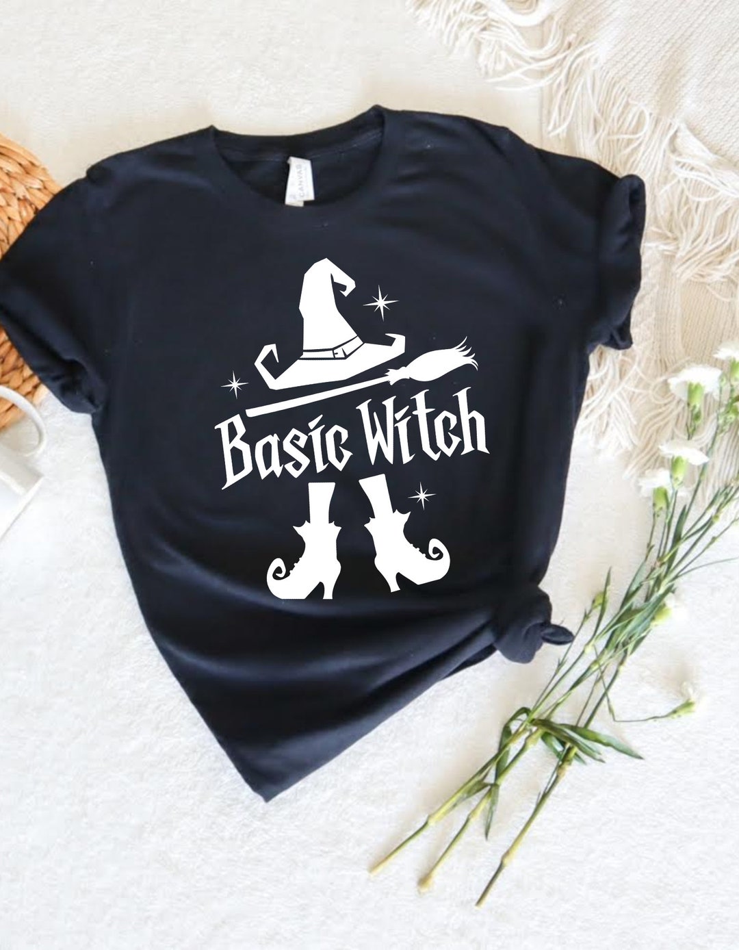Basic Witch Halloween T-shirt, Basic Witch Shirt, Halloween Spooky Holiday Shirt, Halloween Gift ...