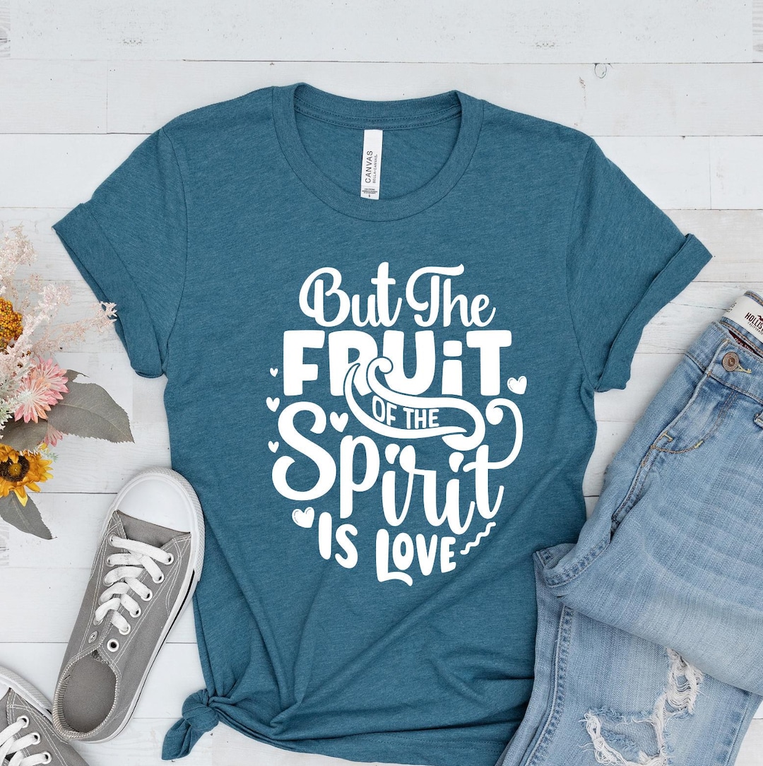 Fruits of the Spirit Shirt, Bible Verse Tshirt, Wildflowers, Religious ...