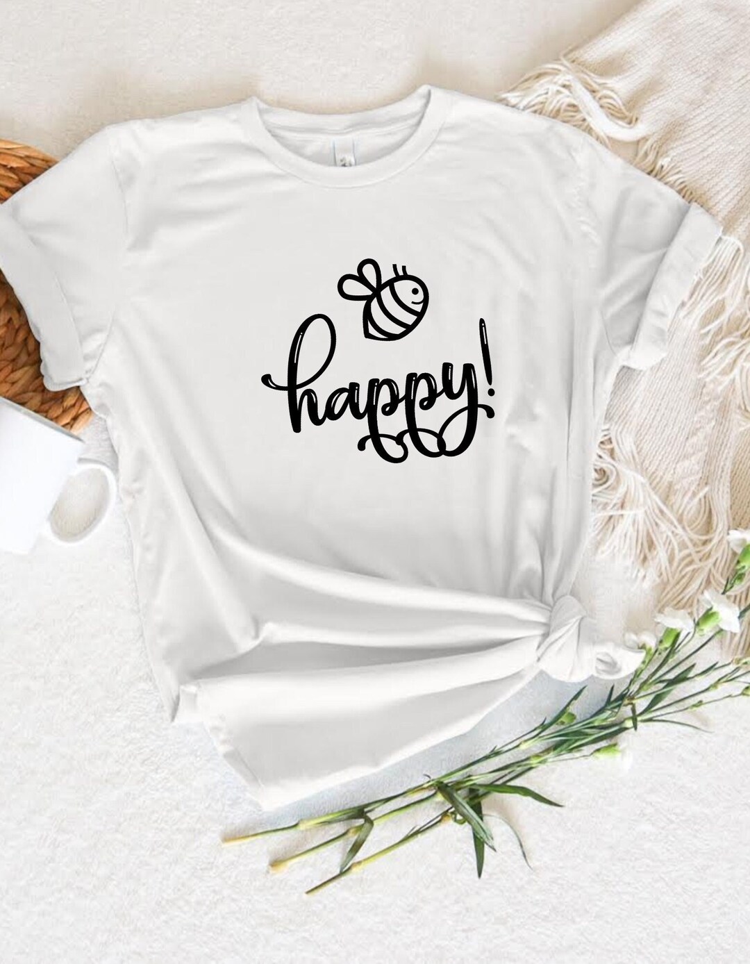 Bee Happy, Bee Happy Shirt , Gold, Bee Shirt, Happy Shirt ,motivational ...