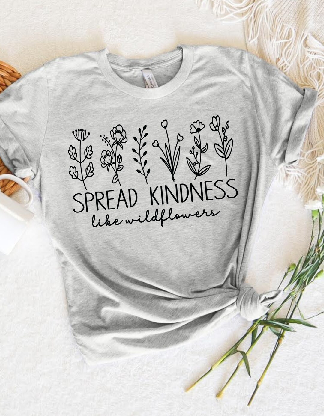 Kindness Shirt, Inspirational Shirt, Kind Shirt, Be Kind Shirt, Flower ...