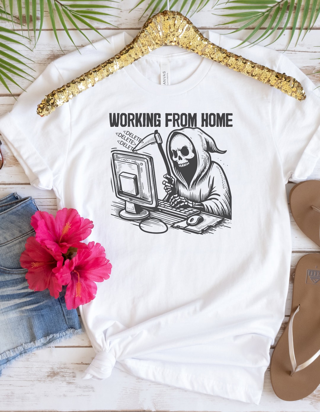 Working From at Home Shirt, Remote Work, Job Shirt, Company Shirt, Job ...