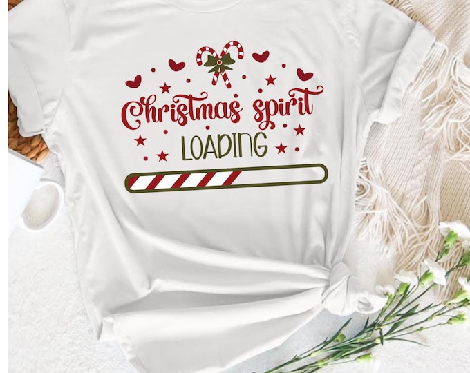 Christmas Break Loading Shirt, Funny Christmas Teacher T-shirt ...