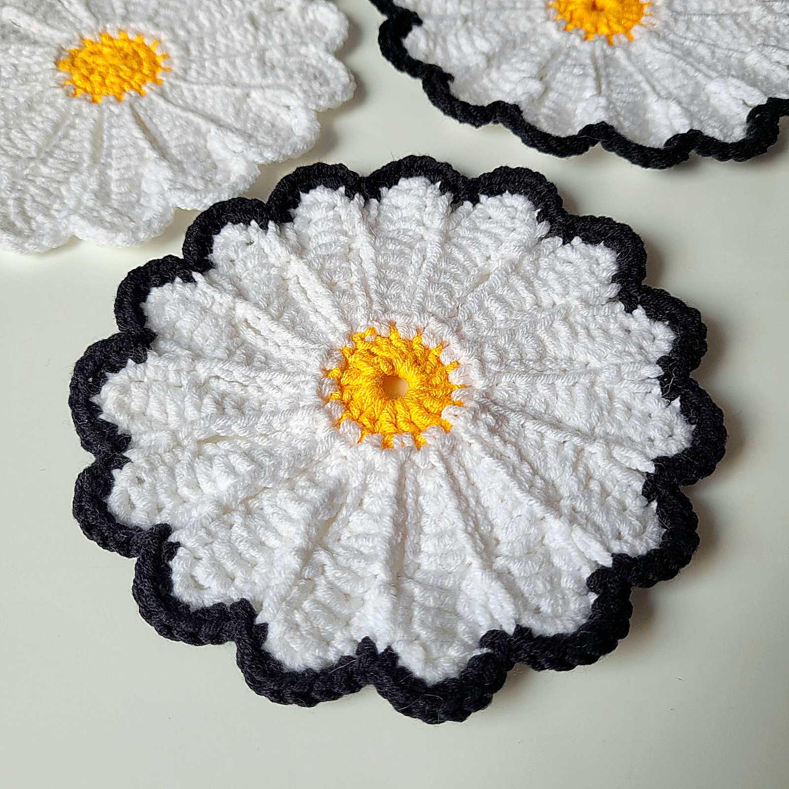 Daisy Crochet Doily Pattern: Floral Trivet (PDF Pattern) - Etsy