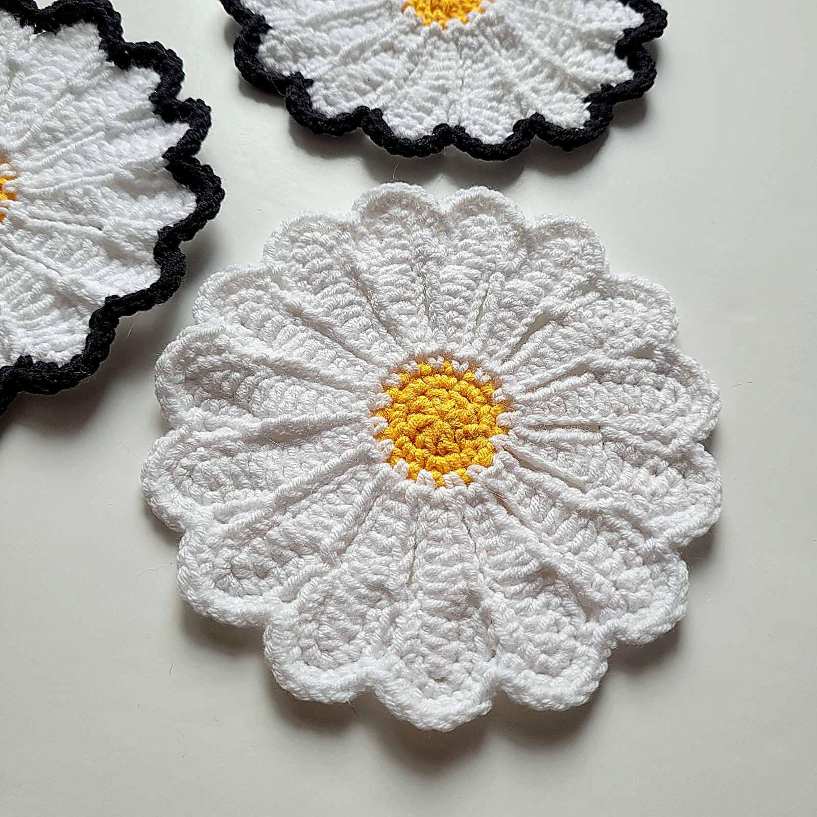Daisy Crochet Doily Pattern: Floral Trivet (PDF Pattern) - Etsy