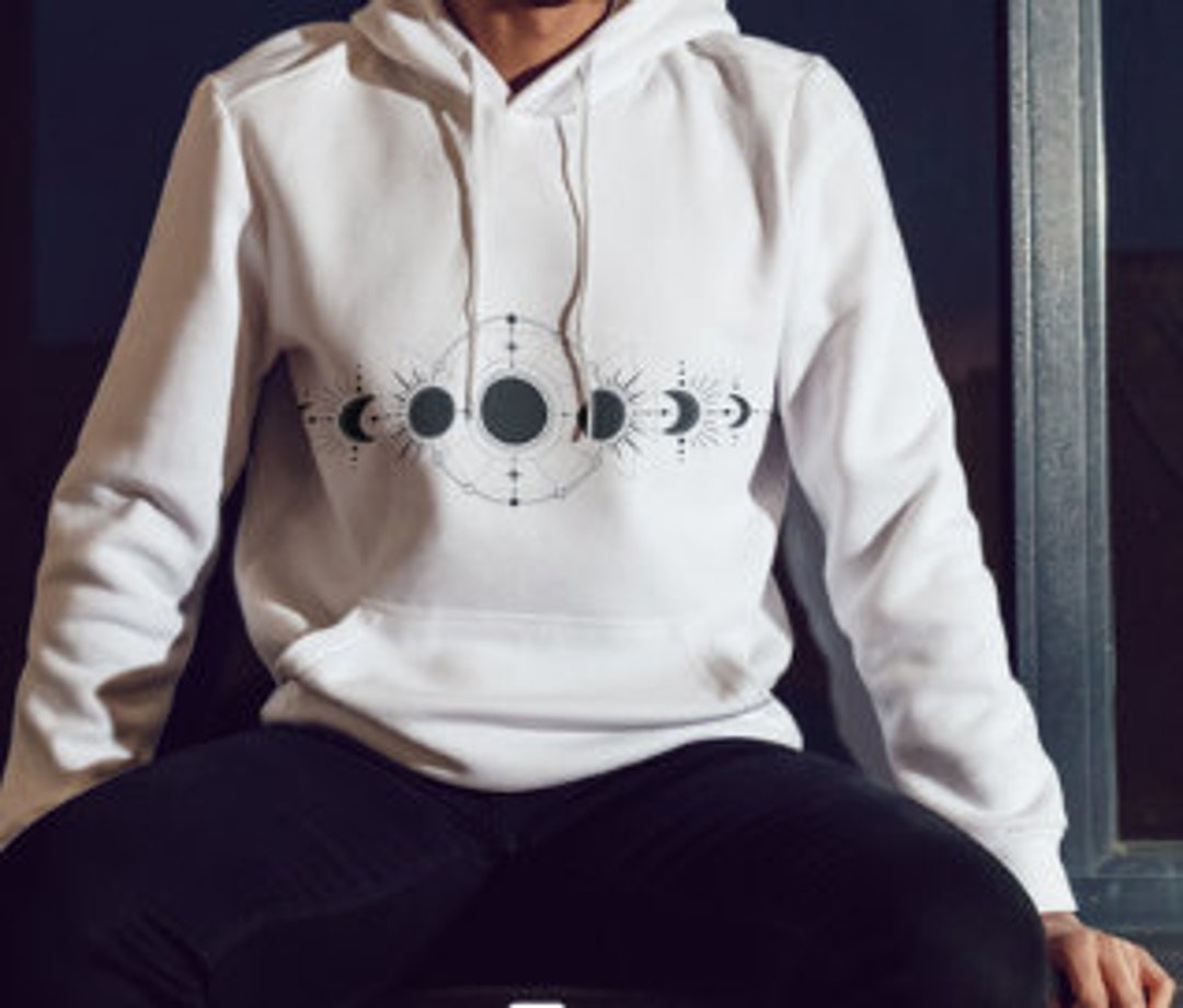 Hoodie Moonphases / Moon Phases Sweater / Different Colors and Sizes up ...