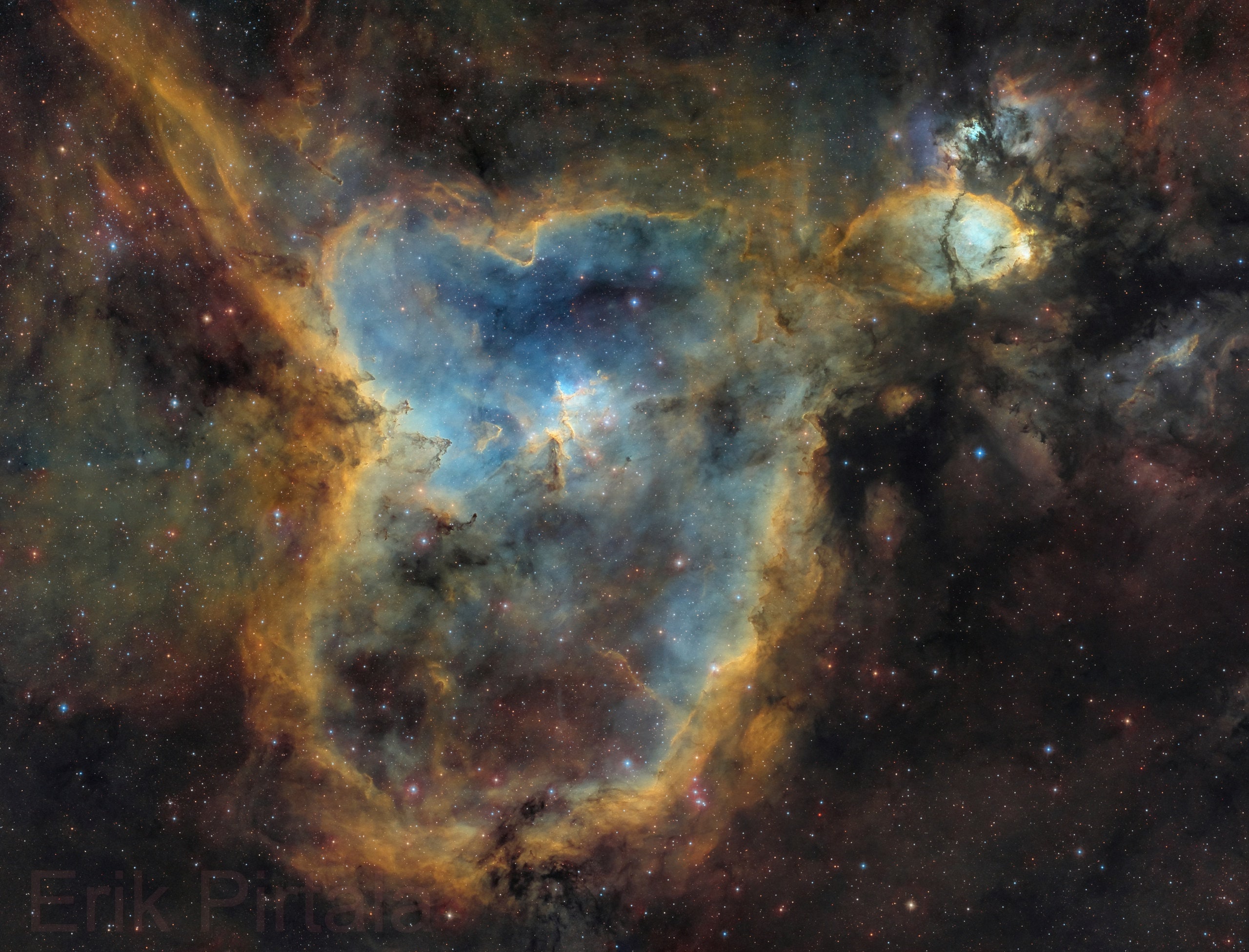 The Heart Nebula IC 1805 Digital Version - Etsy