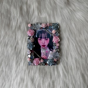 Silver and Pink Decoden Toploader - Etsy