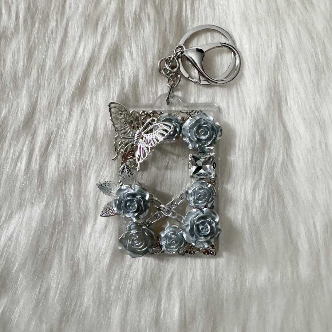 Silver Mini Decoden Toploader With Keychain - Etsy