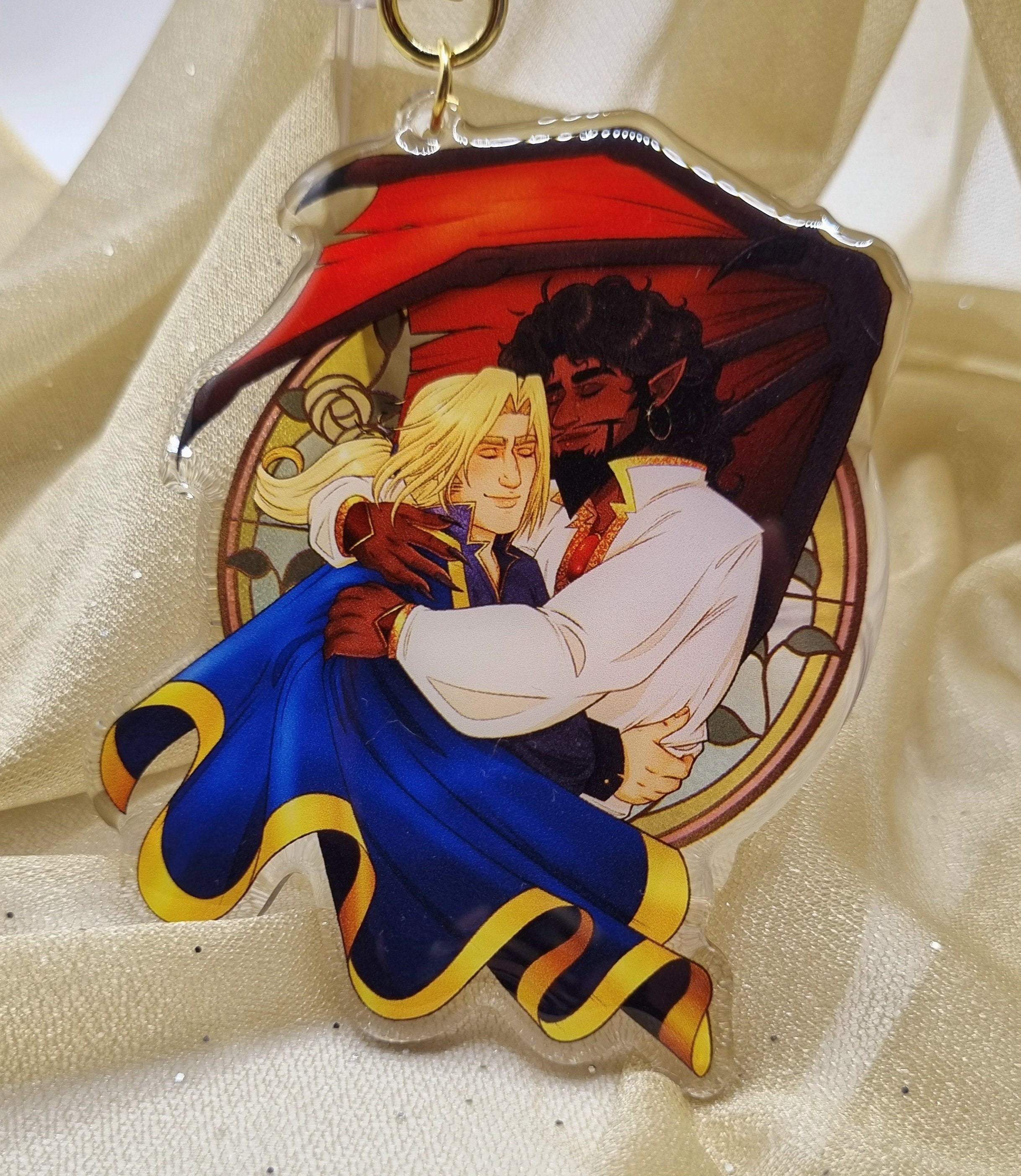 World of Warcraft Anduin and Wrathion Double-sided Charm - Etsy