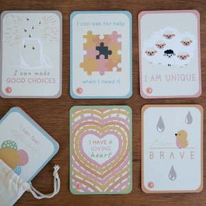 Positive Affirmation Cards for Kids, Kids Wellbeing Flashcards ...
