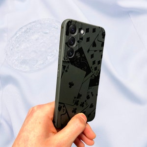 Playing Cards Phone Case With Ace for Samsung Galaxy S25 S24 S23 S22 ...