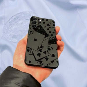 Playing Cards Phone Case With Ace for Samsung Galaxy S25 S24 S23 S22 ...