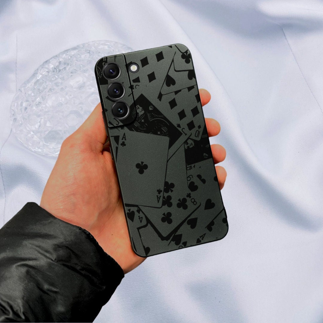 Playing Cards Phone Case With Ace for Samsung Galaxy S25 S24 S23 S22 ...