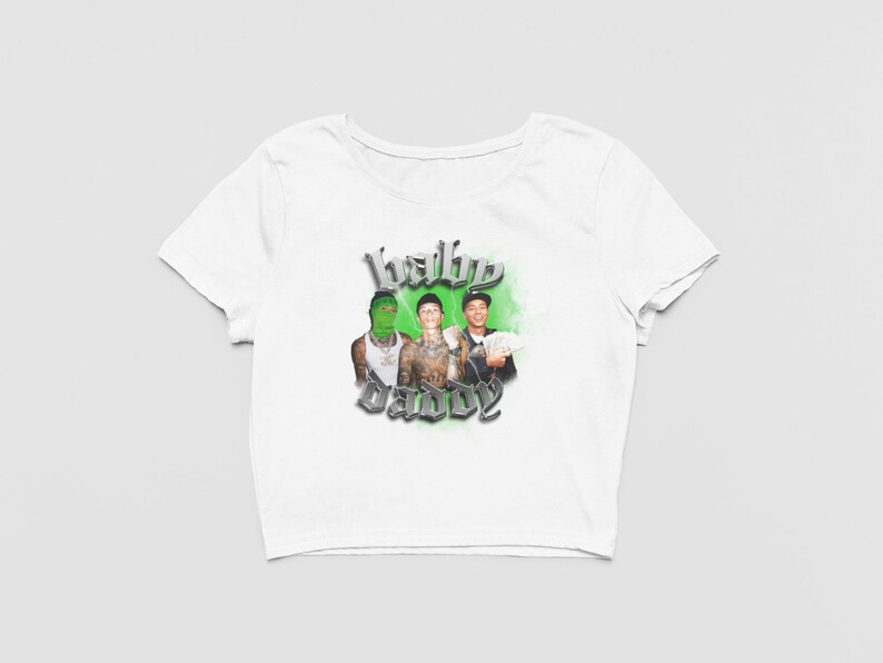 Central Cee Crop Top Baby Tee, Bootleg Rap Hiphop Croptop, Baddie Y2K ...
