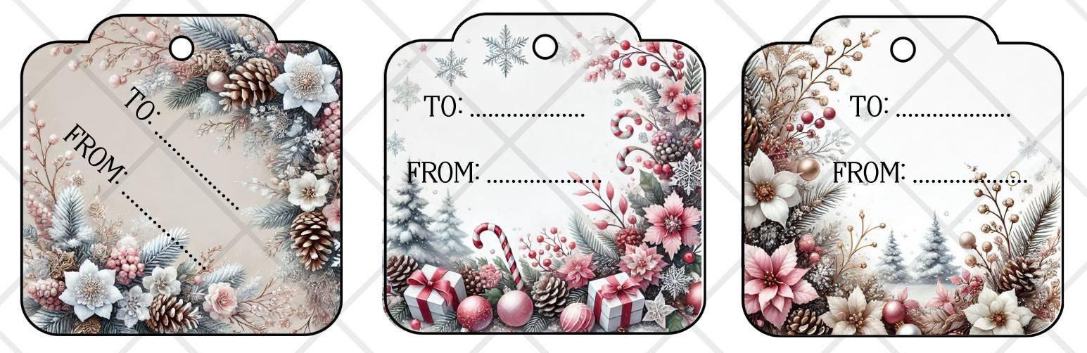 Printable Christmas to From Gift Tags, New Year Gift Tags, Holiday Gift ...