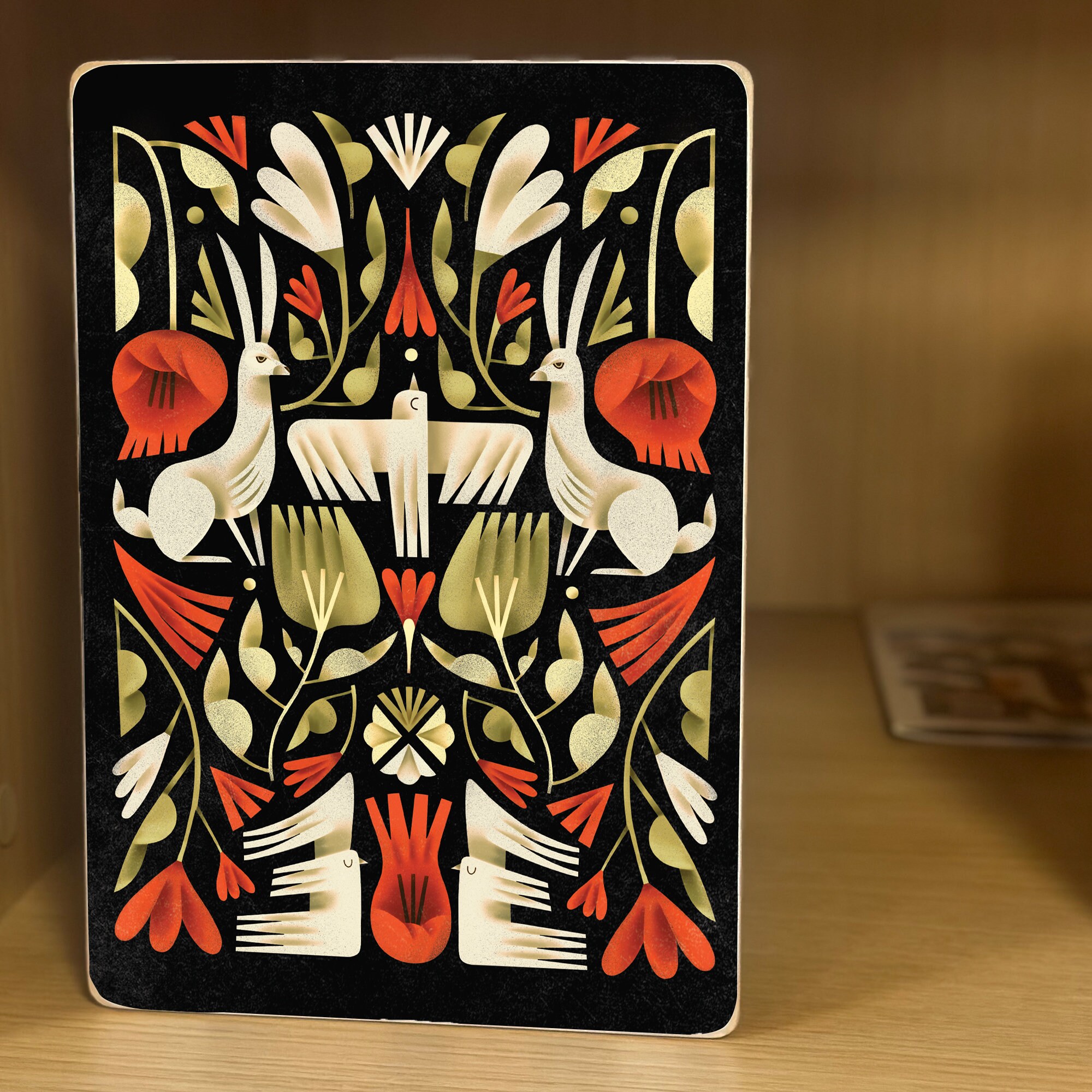 Vintage Posters, Unique Wood Painting, Wall Art, Handmade Wood Poster ...