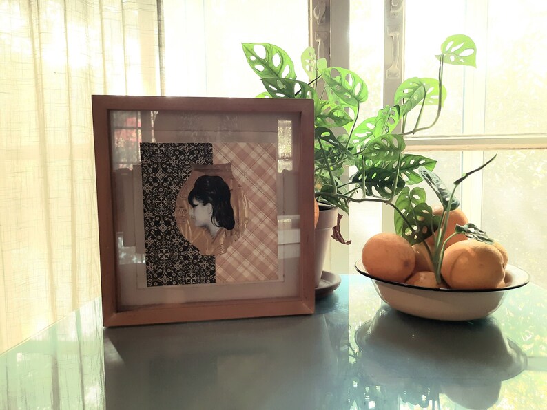 Modern Collage, Original Collage Art, Contemporary Collage, Handmade ...