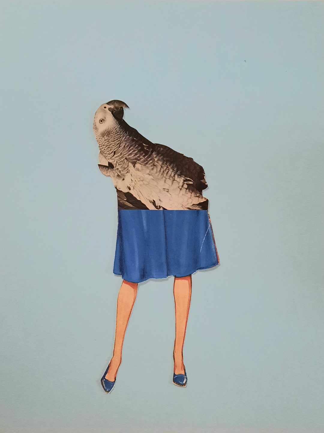 Modern Collage, Original Collage Art, Contemporary Collage, Handmade ...