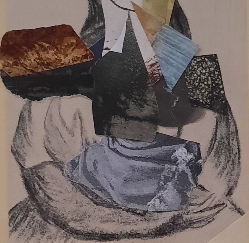 Modern Collage, Original Collage Art, Contemporary Collage, Handmade ...