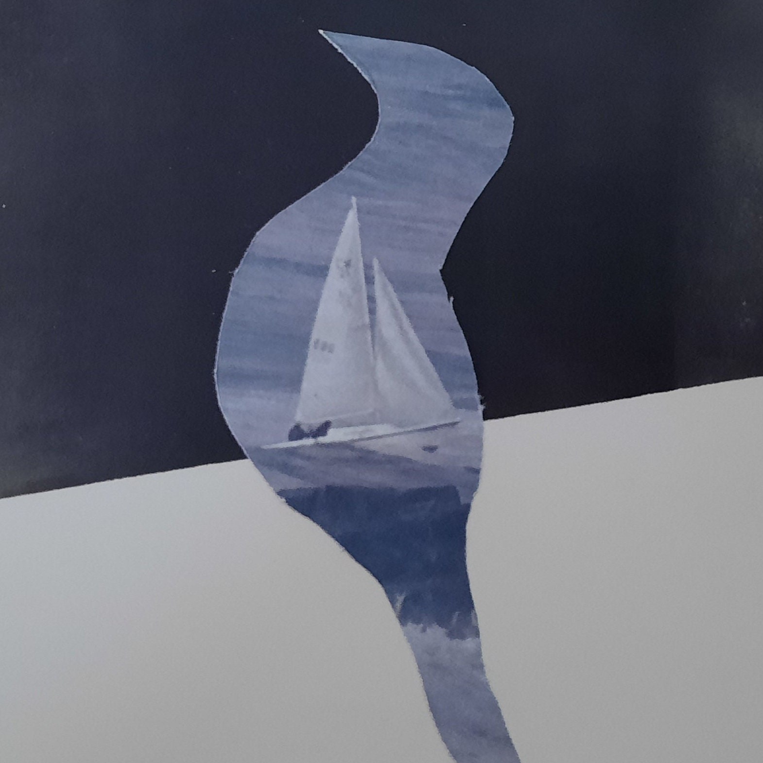 Modern Collage Original Collage Art Contemporary Collage - Etsy