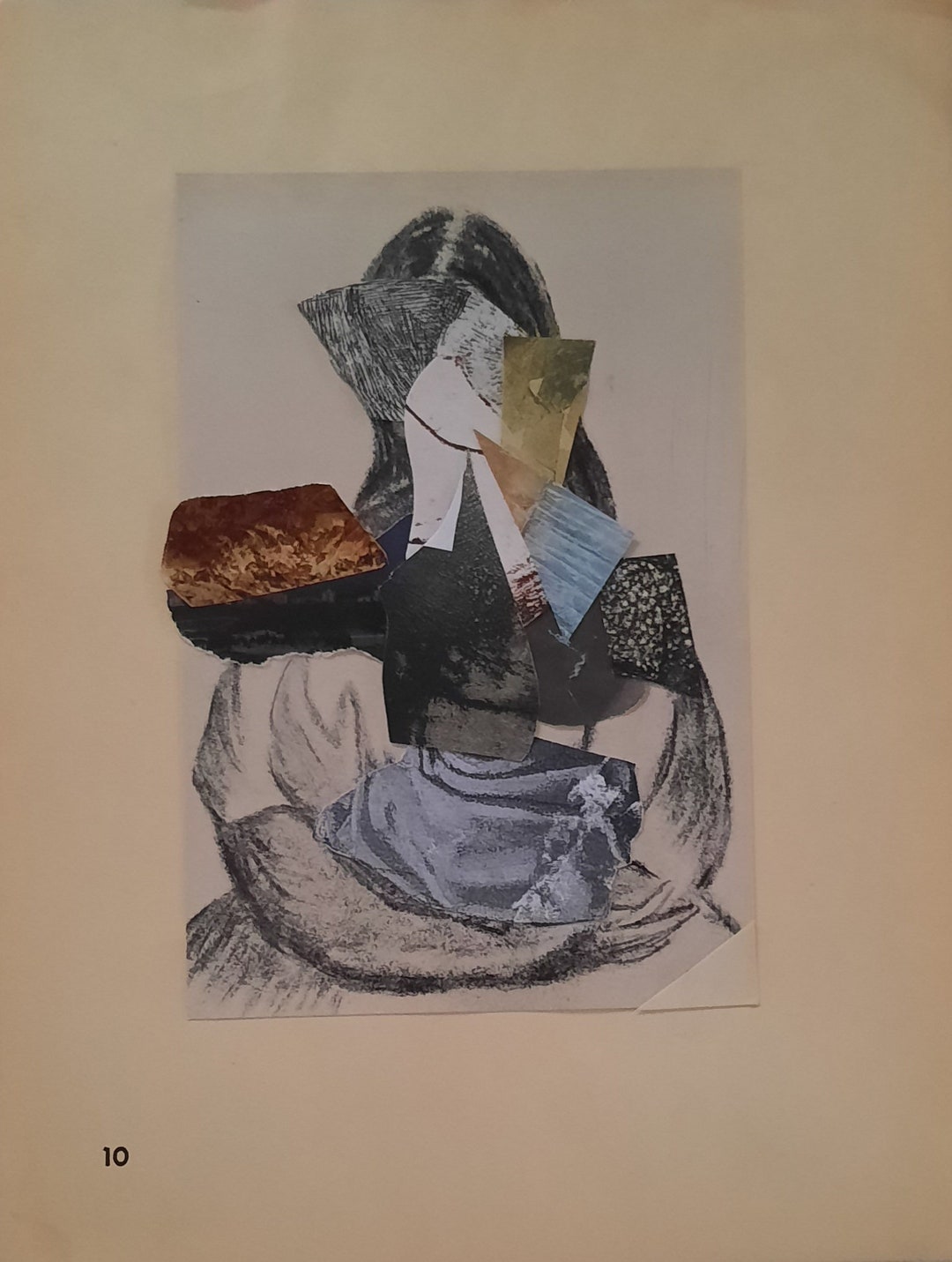 Modern Collage, Original Collage Art, Contemporary Collage, Handmade ...