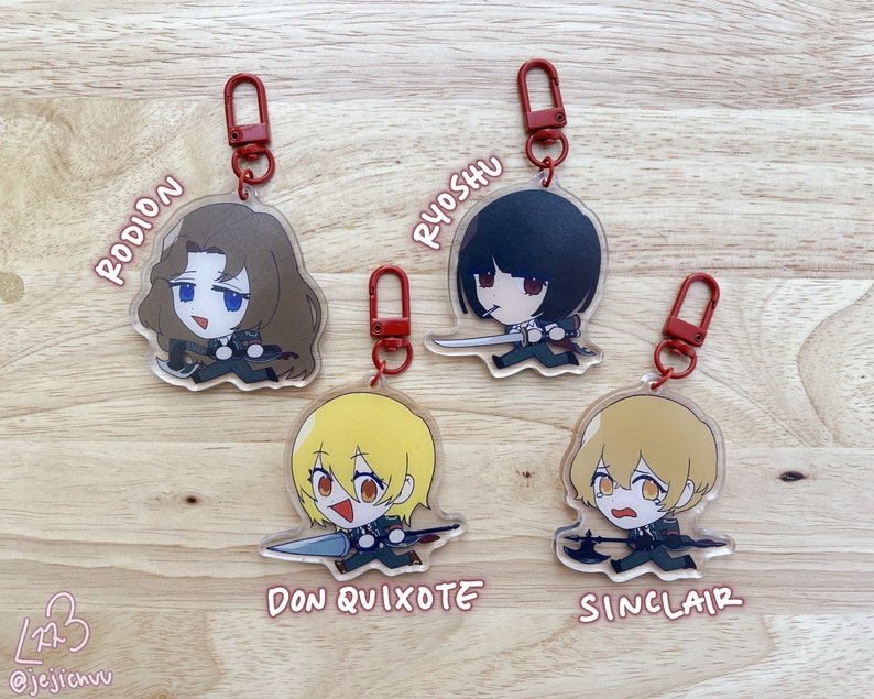 Limbus Company Acrylic Charms - Etsy