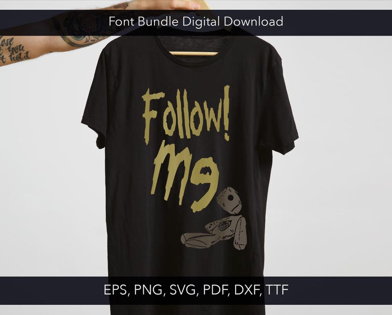 Rock Band Font SVG, Metal Music Letters, Korn Style (digital Download ...