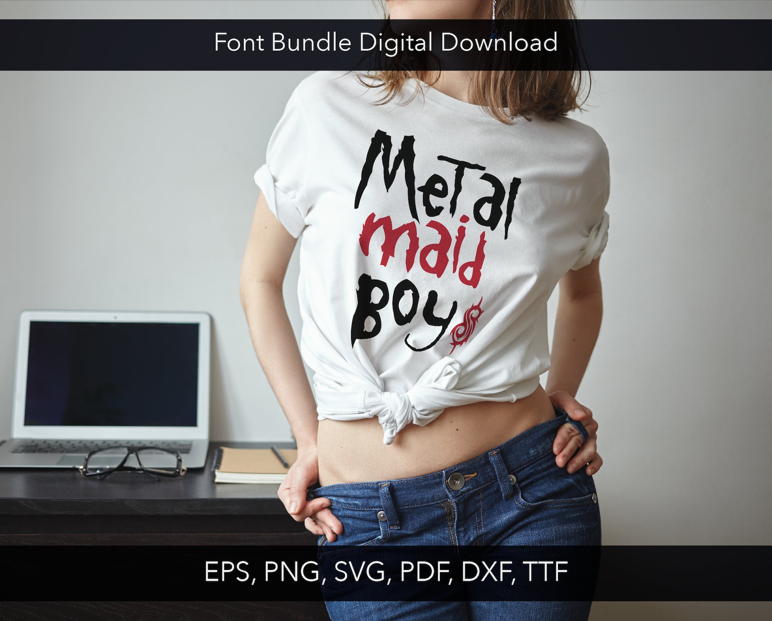 Rock Band Font SVG, Slipknot Style, Halloween, Metal Alphabet for ...