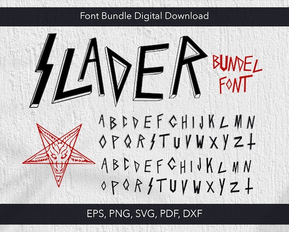 Fuente Del Logotipo De Slayer Logos: Slayer | 9 Diseños De Logo