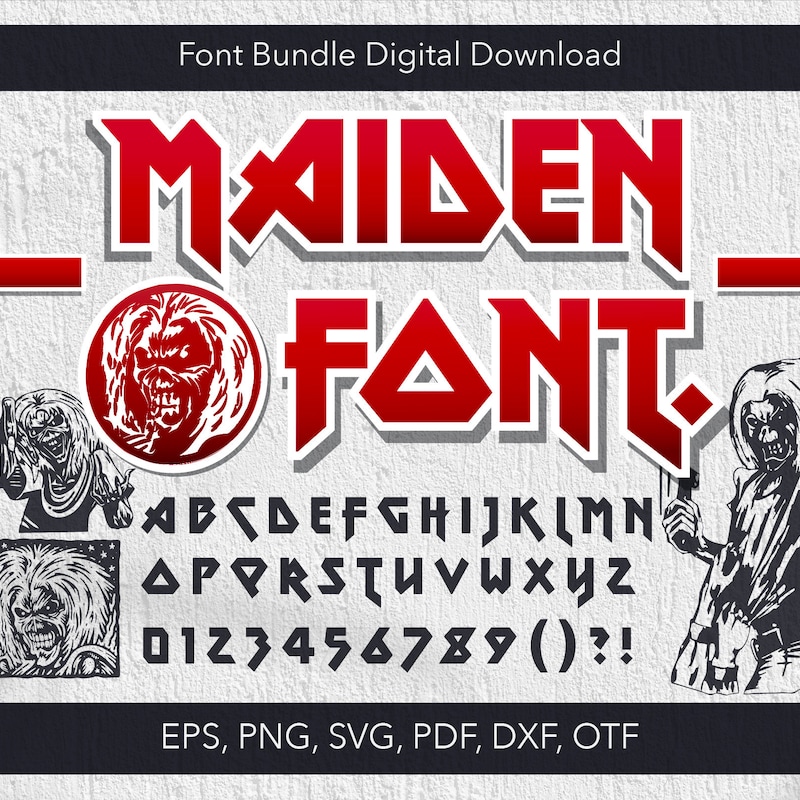 Iron Maiden Png - Etsy