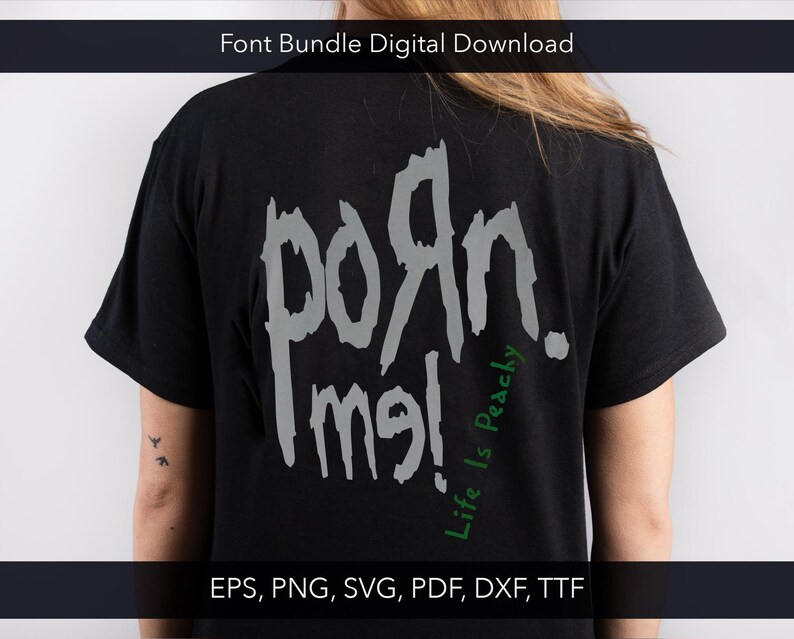 Rock Band Font SVG, Metal Music Letters, Korn Style (digital Download ...