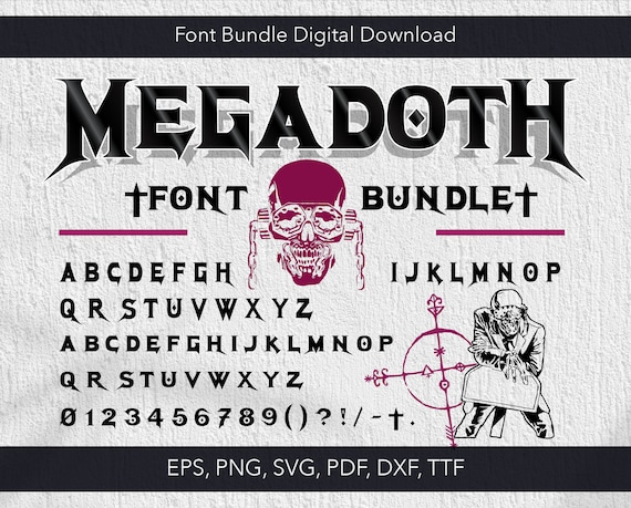 Megadeth Font
