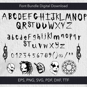 Rock Band Svg, Slipknot Shirt Svg, Slipknot Band, Slipknot Font Svg ...