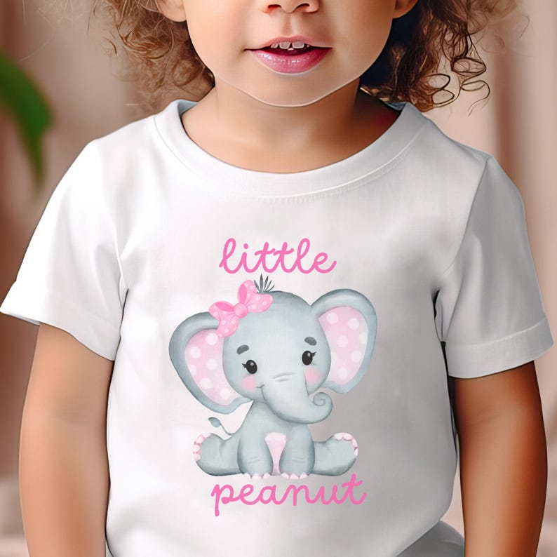 Baby Elephant Png | Baby Girl Elephant Png Pink Elephant Baby Shower ...