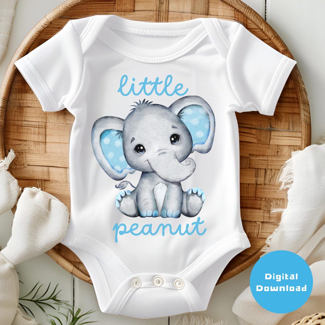 Baby Elephant Png | Baby Boy Elephant Png Blue Elephant Baby Shower ...