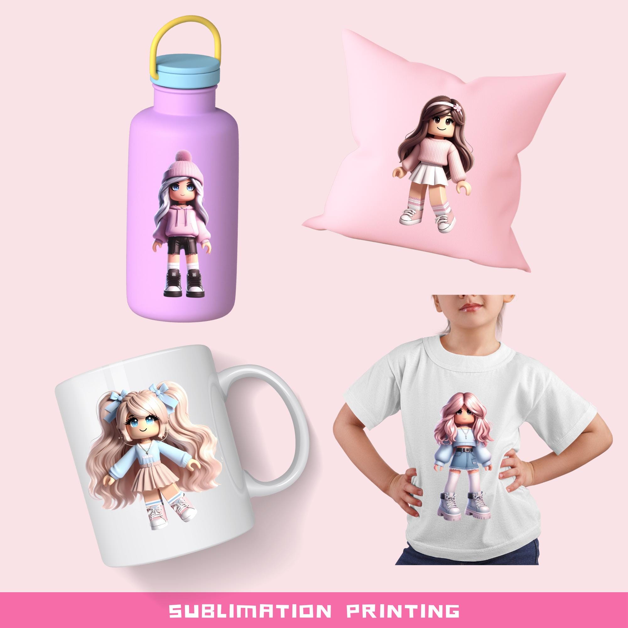 Roblox Girls PNG, Roblox Girl Clipart, Cute Roblox Girls, Roblox Party ...