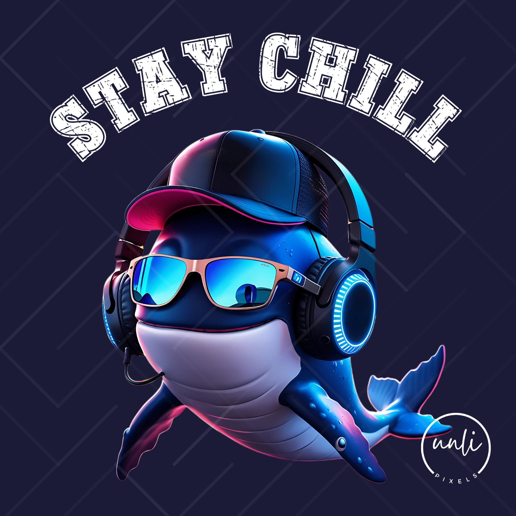 Stay Chill Png, Funny Fish Png, Fishing Lover, Fish Clipart, Marine ...