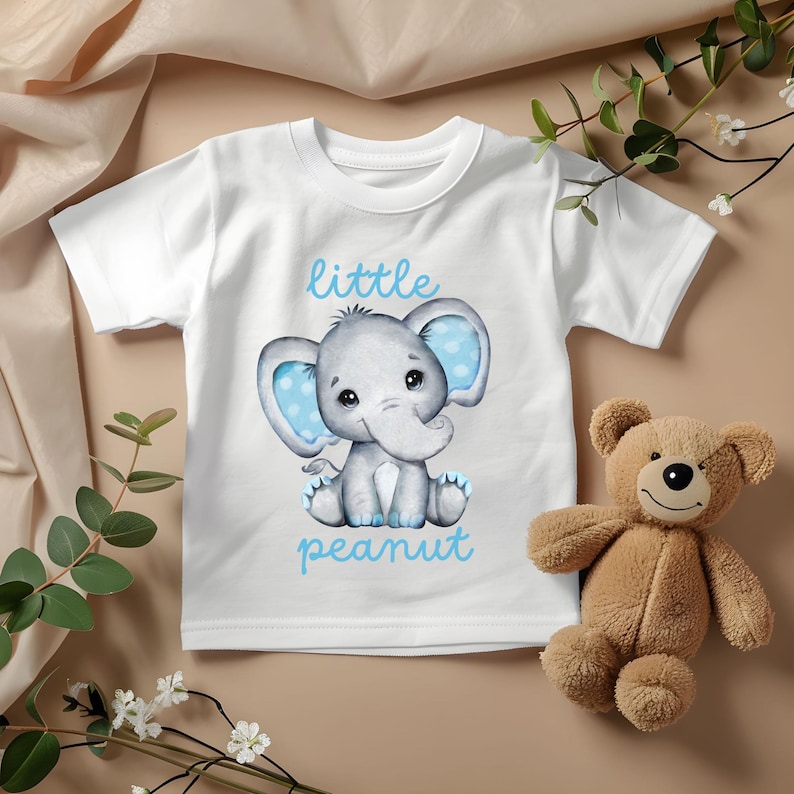 Baby Elephant Png | Baby Boy Elephant Png Blue Elephant Baby Shower ...